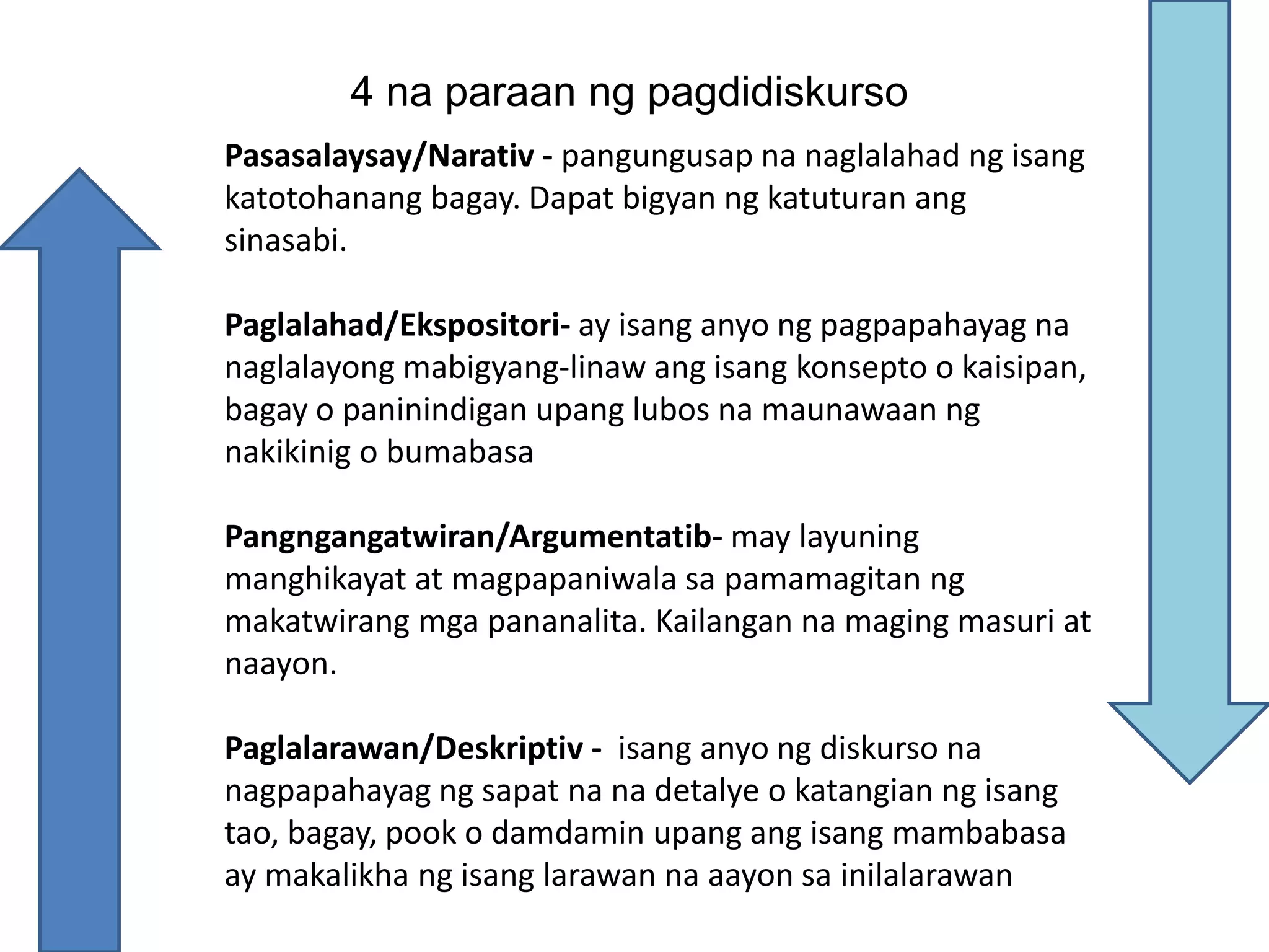 Filipino report-diskurso | PPTX