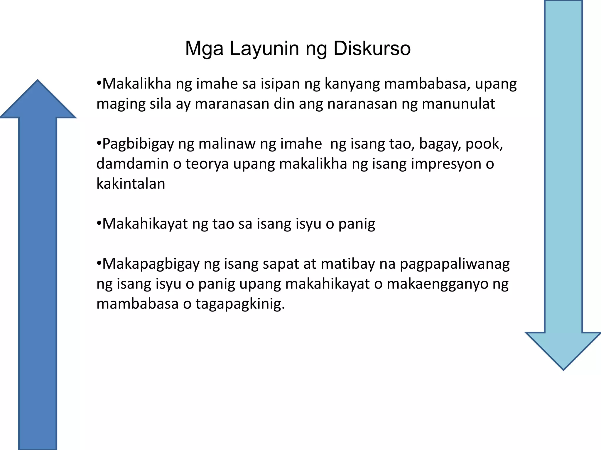 Filipino report-diskurso | PPTX