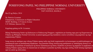 REPORTING IN PILIPINO ABOUT THE HAAAAAAAAAAAAAAAAAA | PPTX