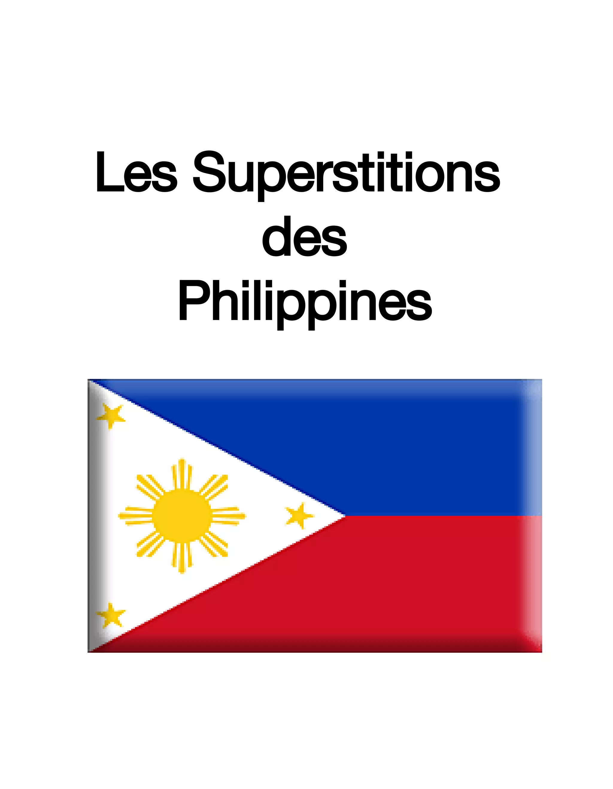 Filipino Superstitions | PPT
