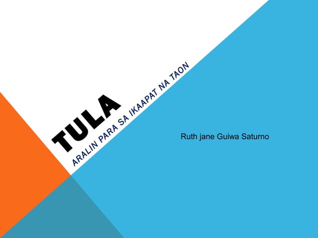 Filipino tula-compatible | PPT