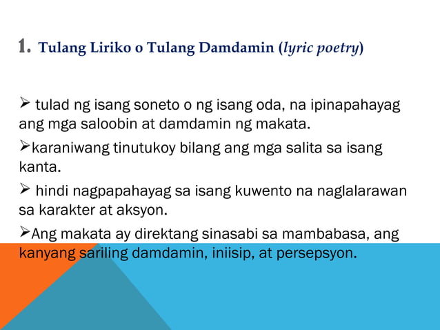 Filipino tula-compatible | PPT
