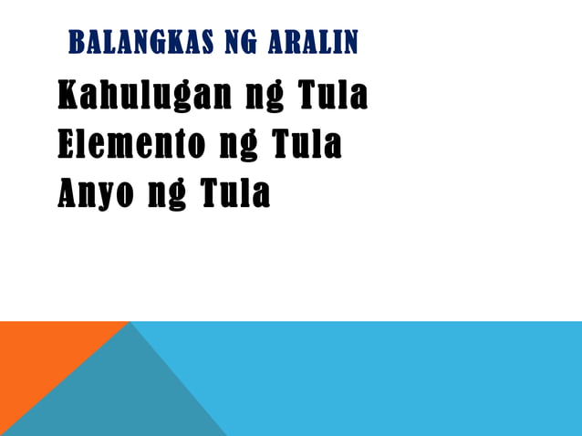 Filipino tula-compatible | PPT