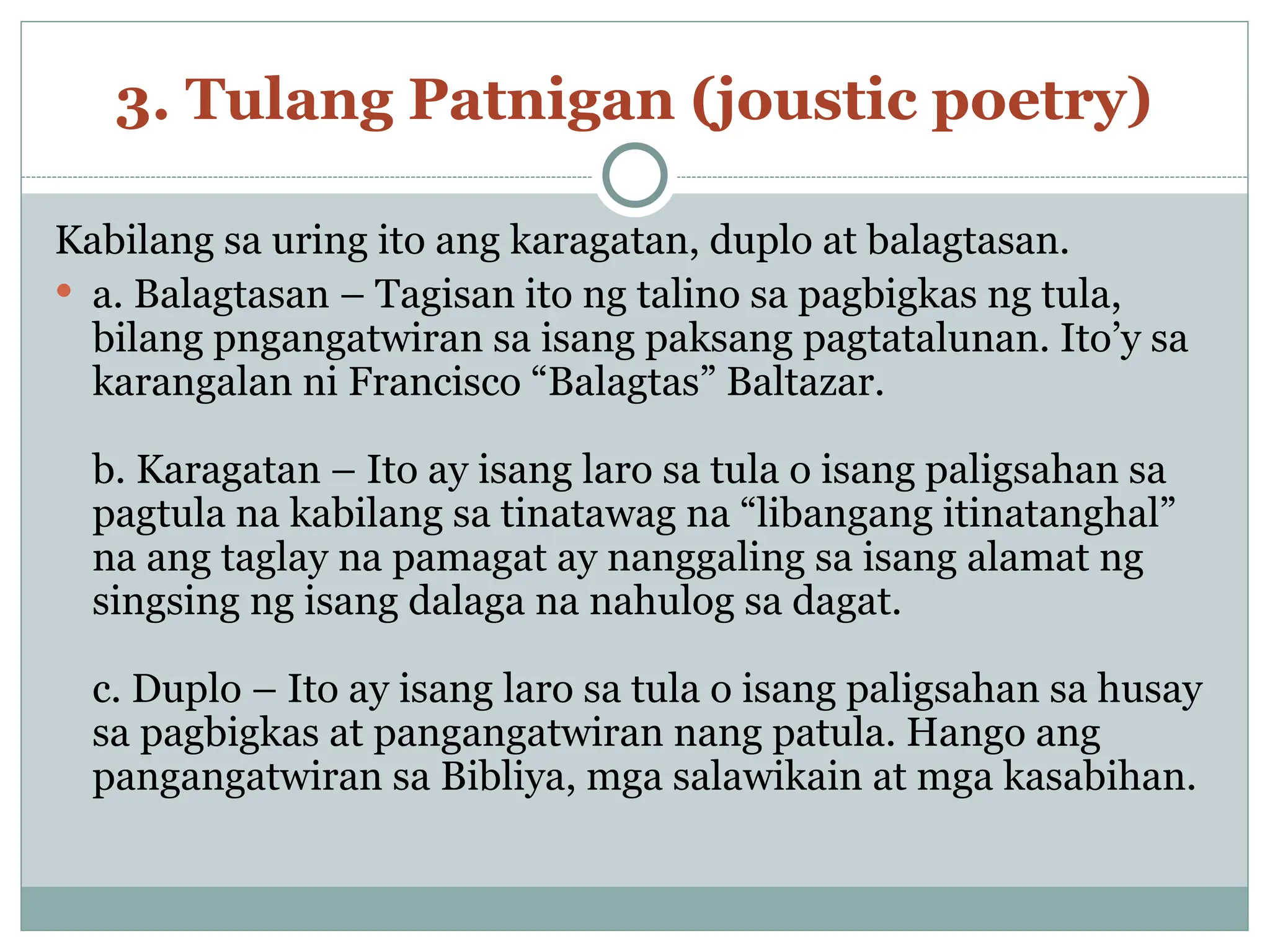 ARALIN SA filipino-tula AT MGA URI NG TULA | PPT