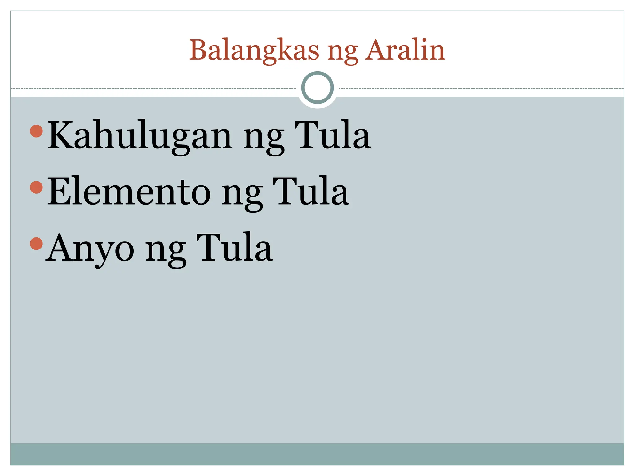 ARALIN SA filipino-tula AT MGA URI NG TULA | PPT