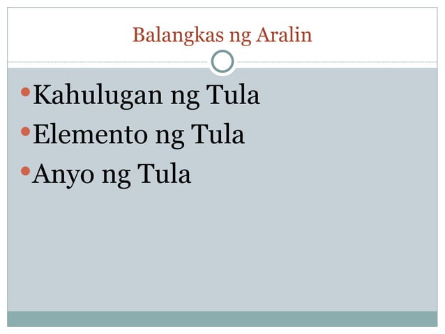 ARALIN SA filipino-tula AT MGA URI NG TULA | PPT