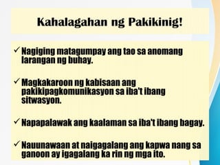 Filipino: Pakikinig | PPT
