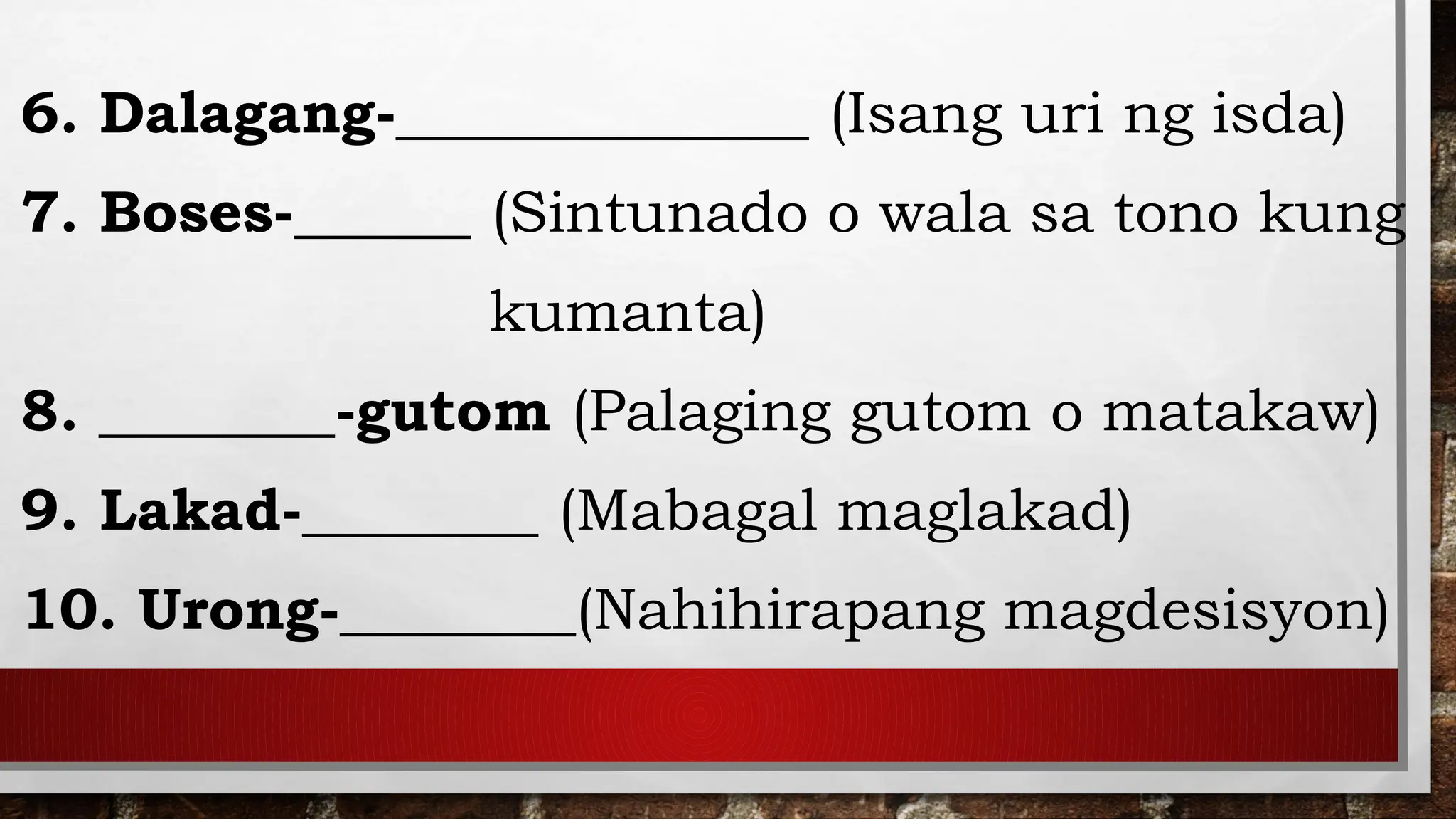 FILIPINO 10- Unang Linggo- quarter 2.... | PPTX