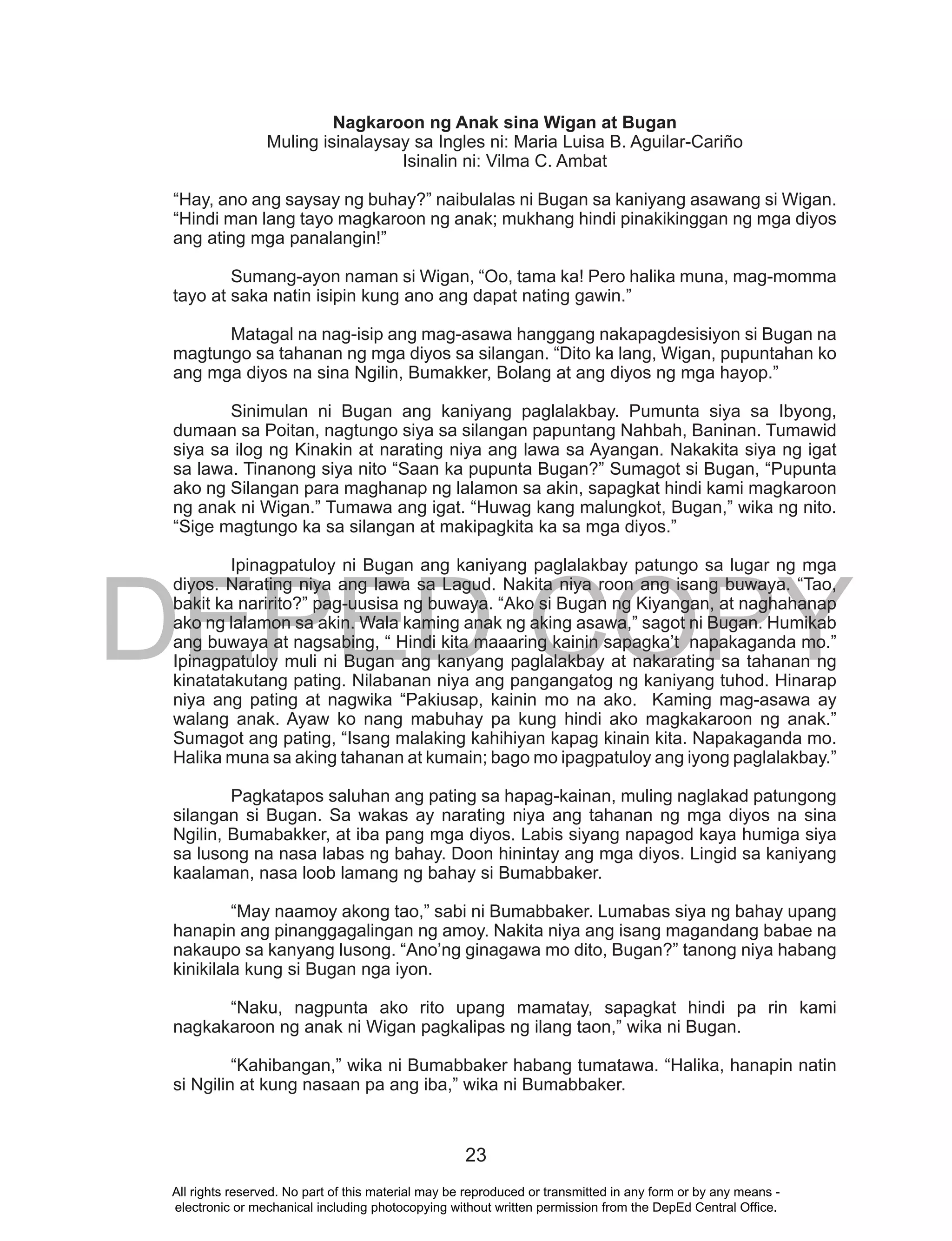 Filipino Grade 10 Learner's Module | PDF