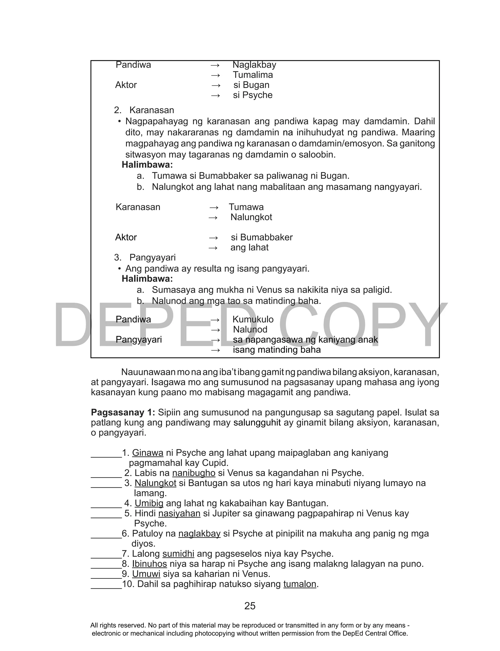 Grade 10 Filipino Module (1st Quarter) | PDF