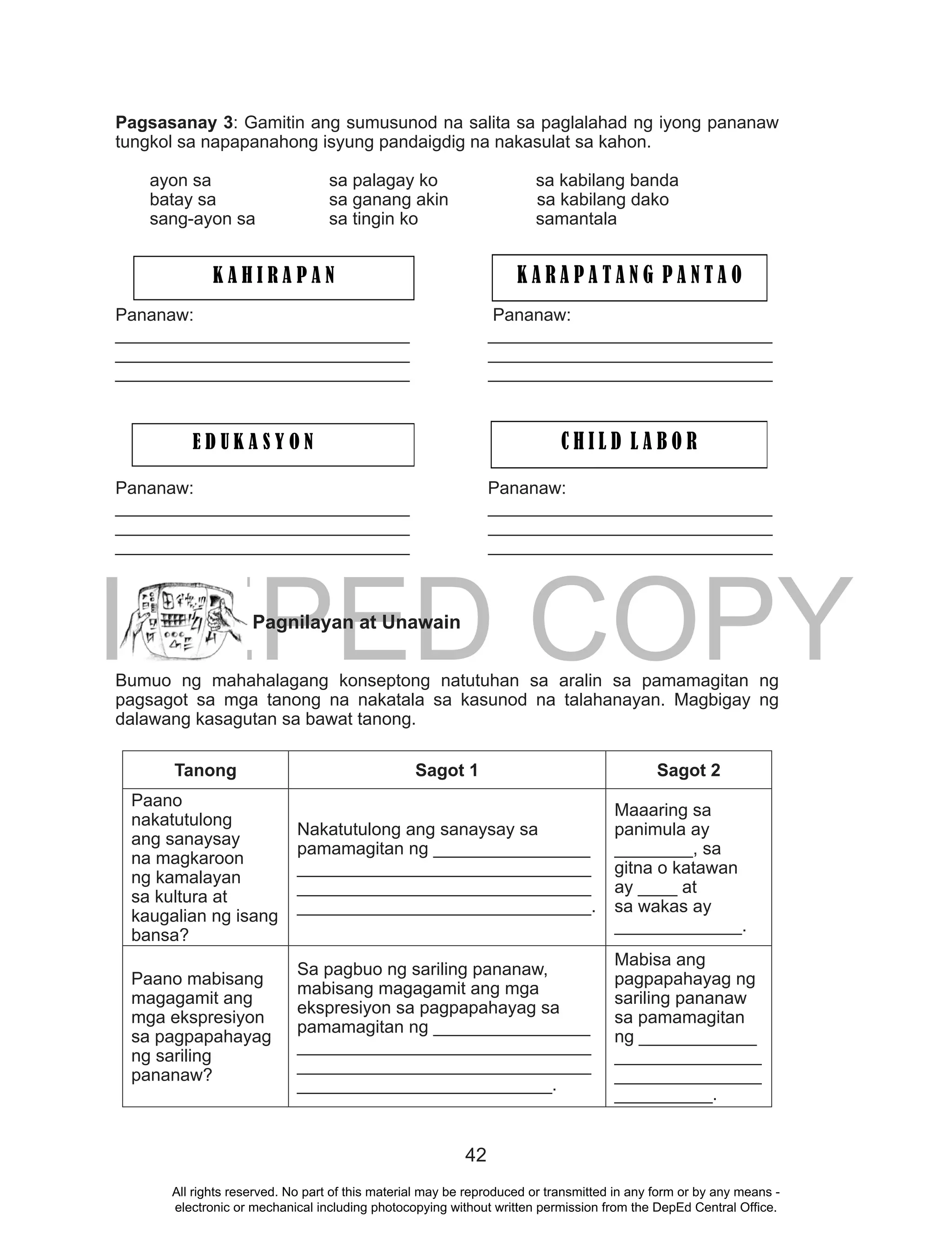 Grade 10 Filipino Module (1st Quarter) | PDF