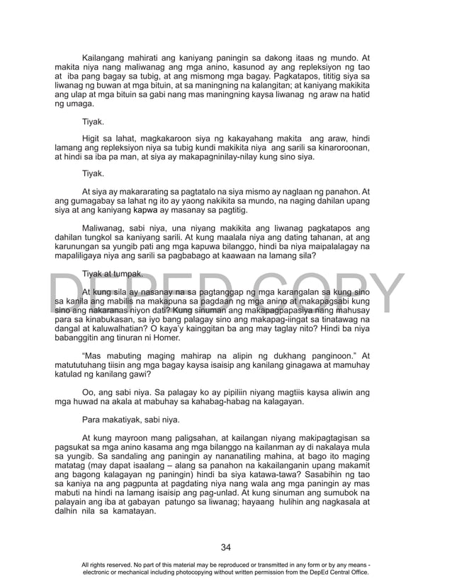 Grade 10 Filipino Module (1st Quarter) | PDF