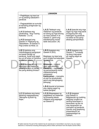 Filipino 10 teachers guide | PDF