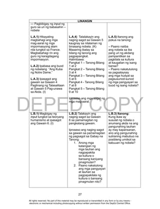 Filipino 10 teachers guide | PDF