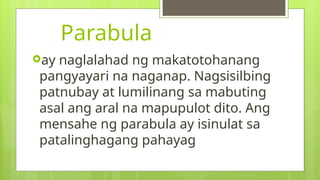 FILIPINO 10 ANG PARABULA NG TUSONG KATIWALA.pptx