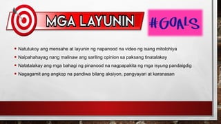 FILIPINO 10 powerpoint 1st grading class | PPTX