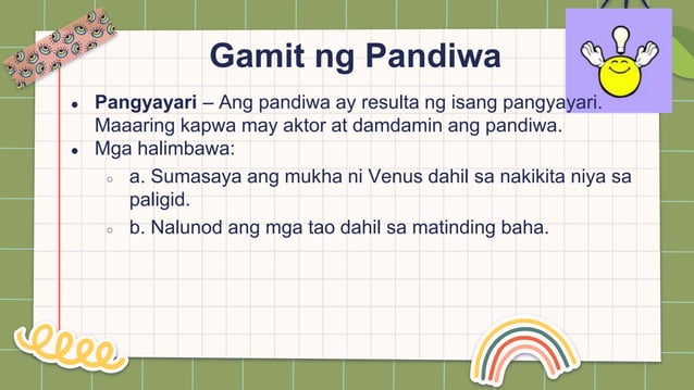 filipino 10 (Pokus at aspekto ng pandiwang Pandiwa).pptx | Space and ...