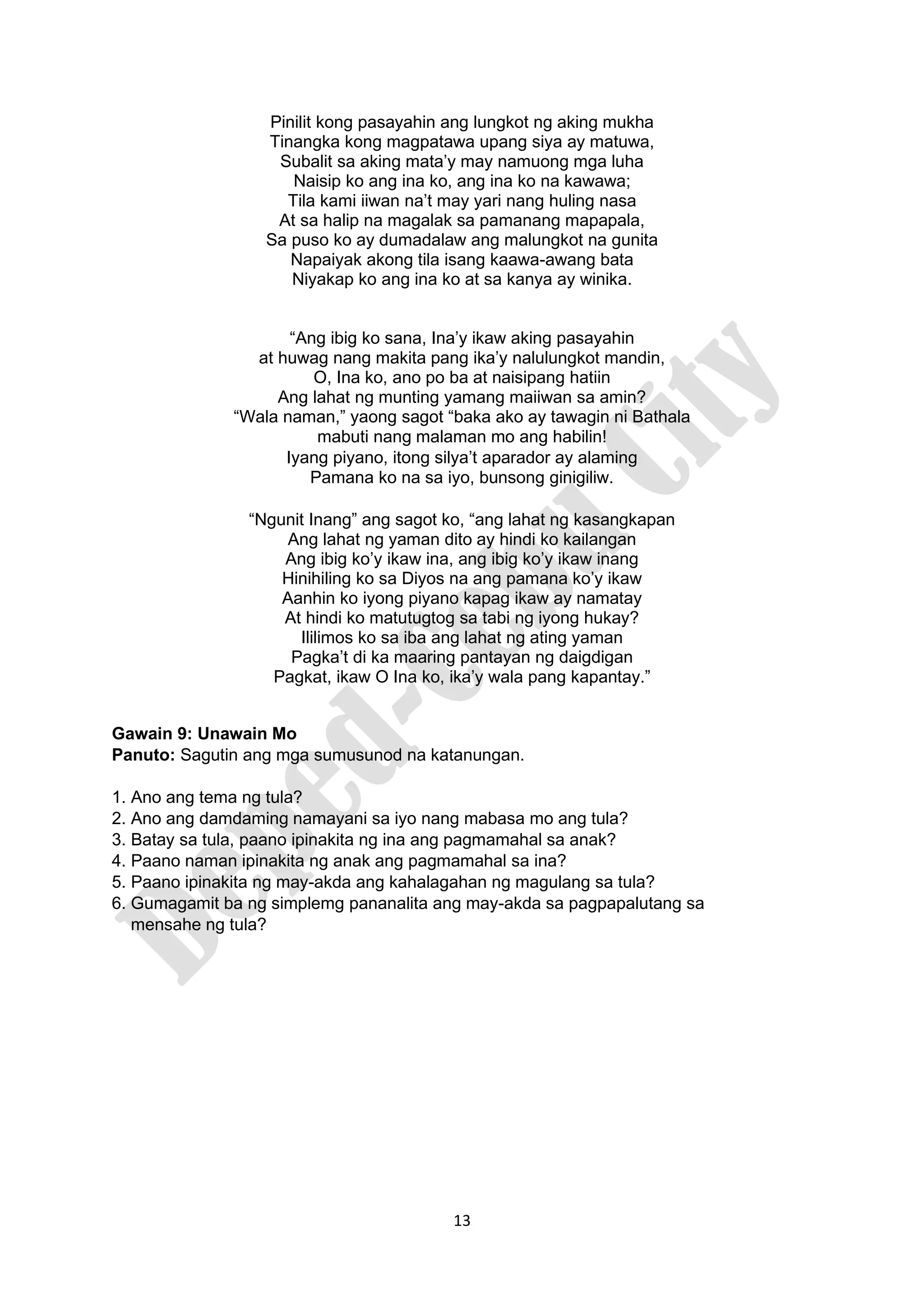 FILIPINO 10 Quarter 2_Lesson 3 Module 3.pdf