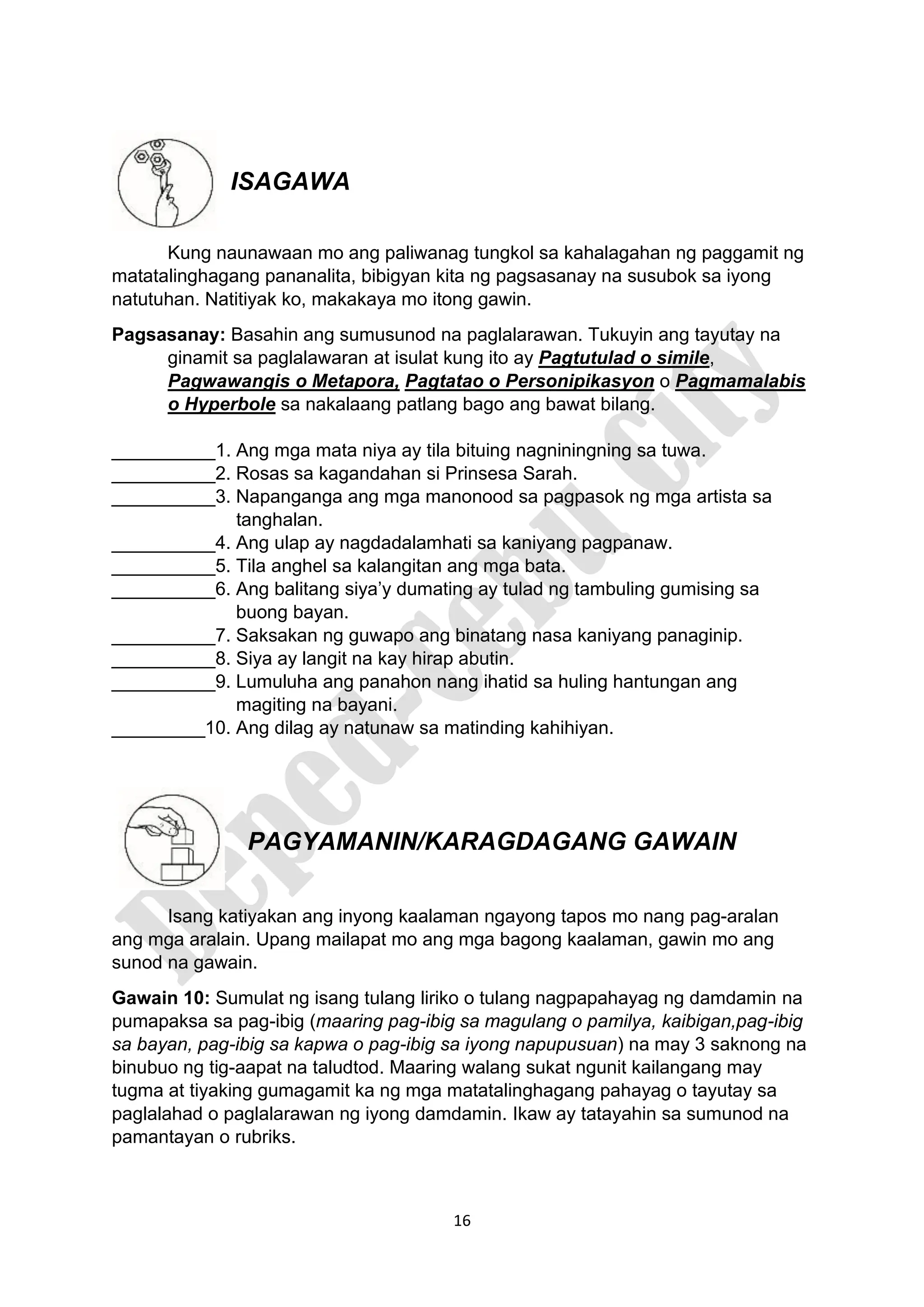 FILIPINO 10 Quarter 2_Lesson 3 Module 3.pdf