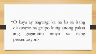 Filipino 11-COT1.pptx TEKSTONG PERSUWEYSIB | PPTX