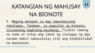 Filipino 12 BIONOTE sa Pilipino sa Piling Larang.pptx
