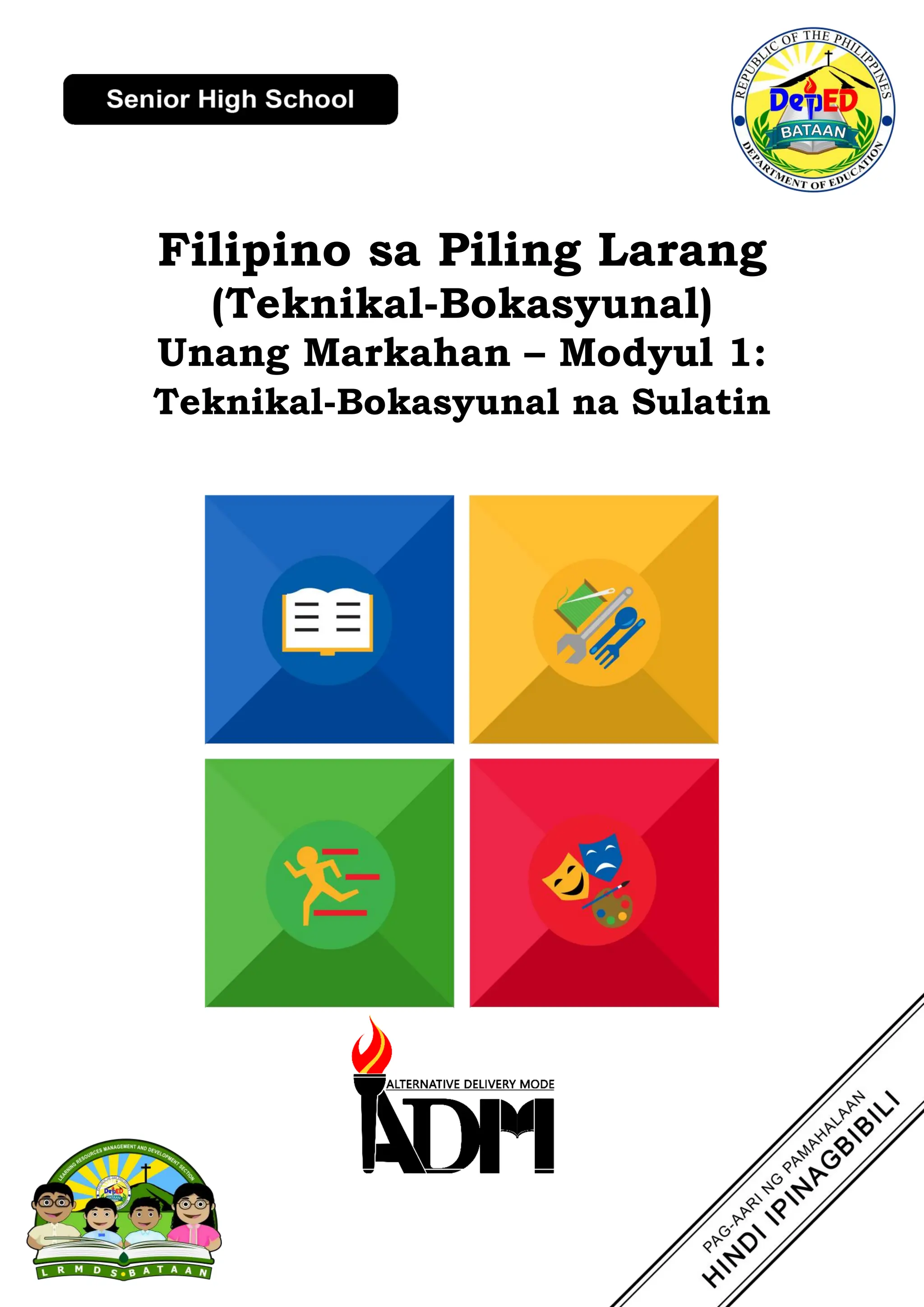 filipino12 filipino sa piling larang techvoc | PDF