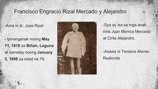 jose rizal at mga kapatid.pptx