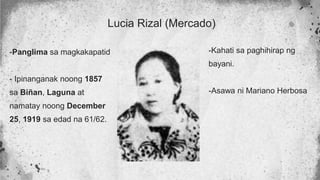 jose rizal at mga kapatid.pptx