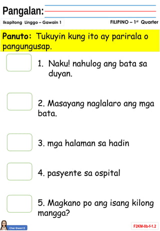 Quarter 1 Garde 2FILIPINO2-Worksheets-Q1-W7.pptx