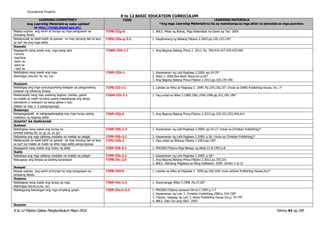 Filipino 2 Curriculum Guide rev.2016