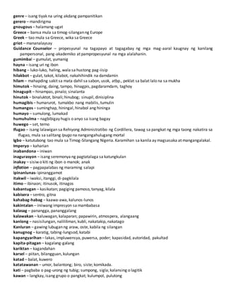 Filipino 2 nd | DOCX