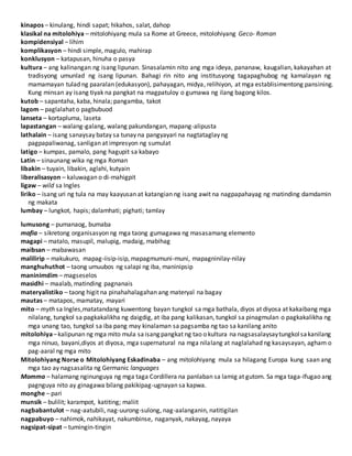 Filipino 2 nd | DOCX