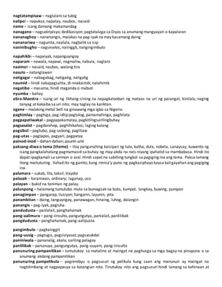 Filipino 2 nd | DOCX