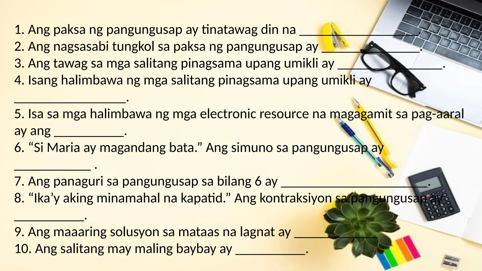 FILIPINO 2 PPT Q4 W9 Day 1 - 5 - Wastong Baybay, Bantas At Mekaniks Ng Pagsulat, Ugnayan Ng ...