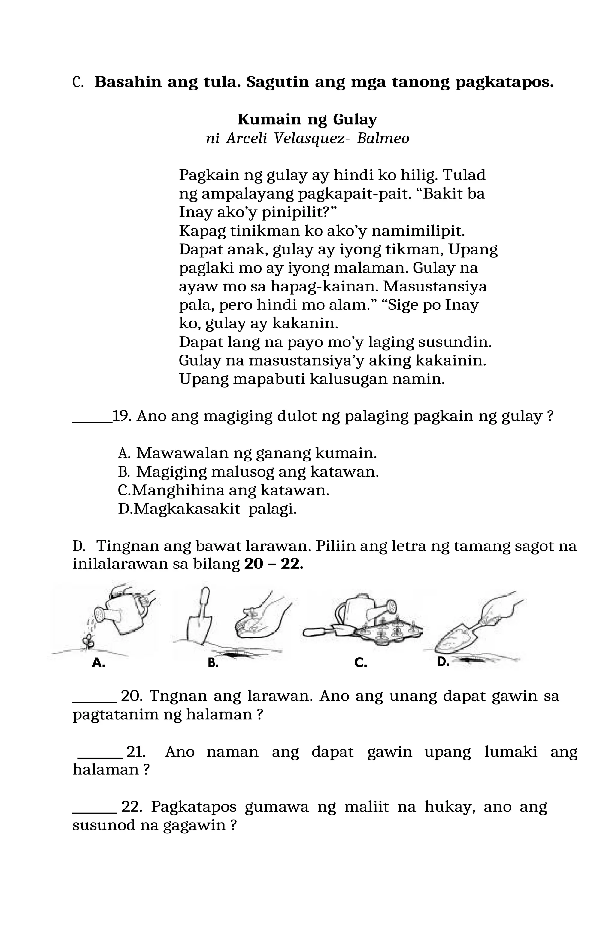 REVIEWER FOR GRADE TWO FILIPINO 2_Q2_PT_NEW.docx