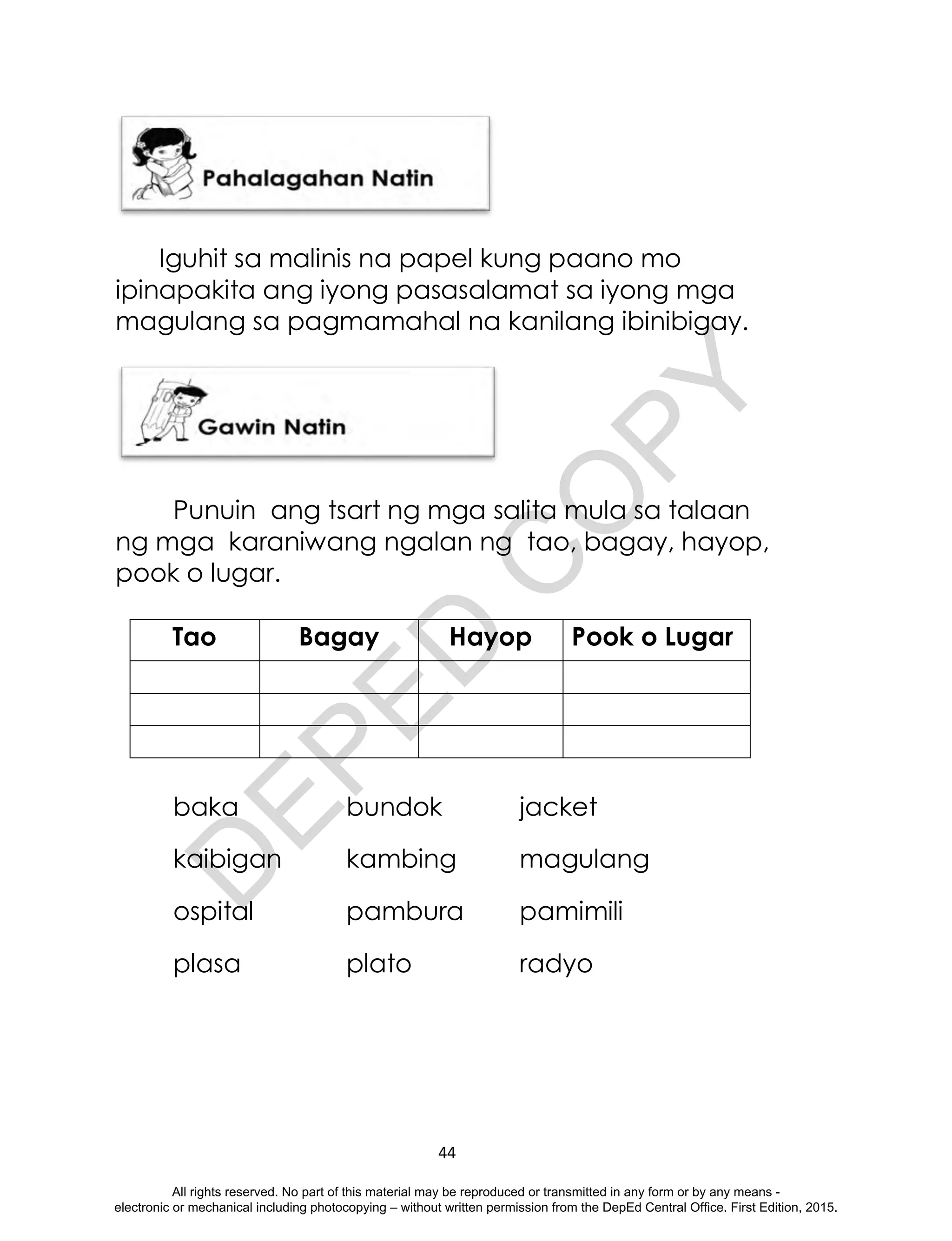 Filipino 2 Tagalog Unit 1 Learner's Material.pdf