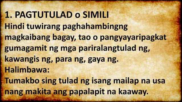 Pagpapahayag ng ideya sa matalinhagang istilo | PPTX