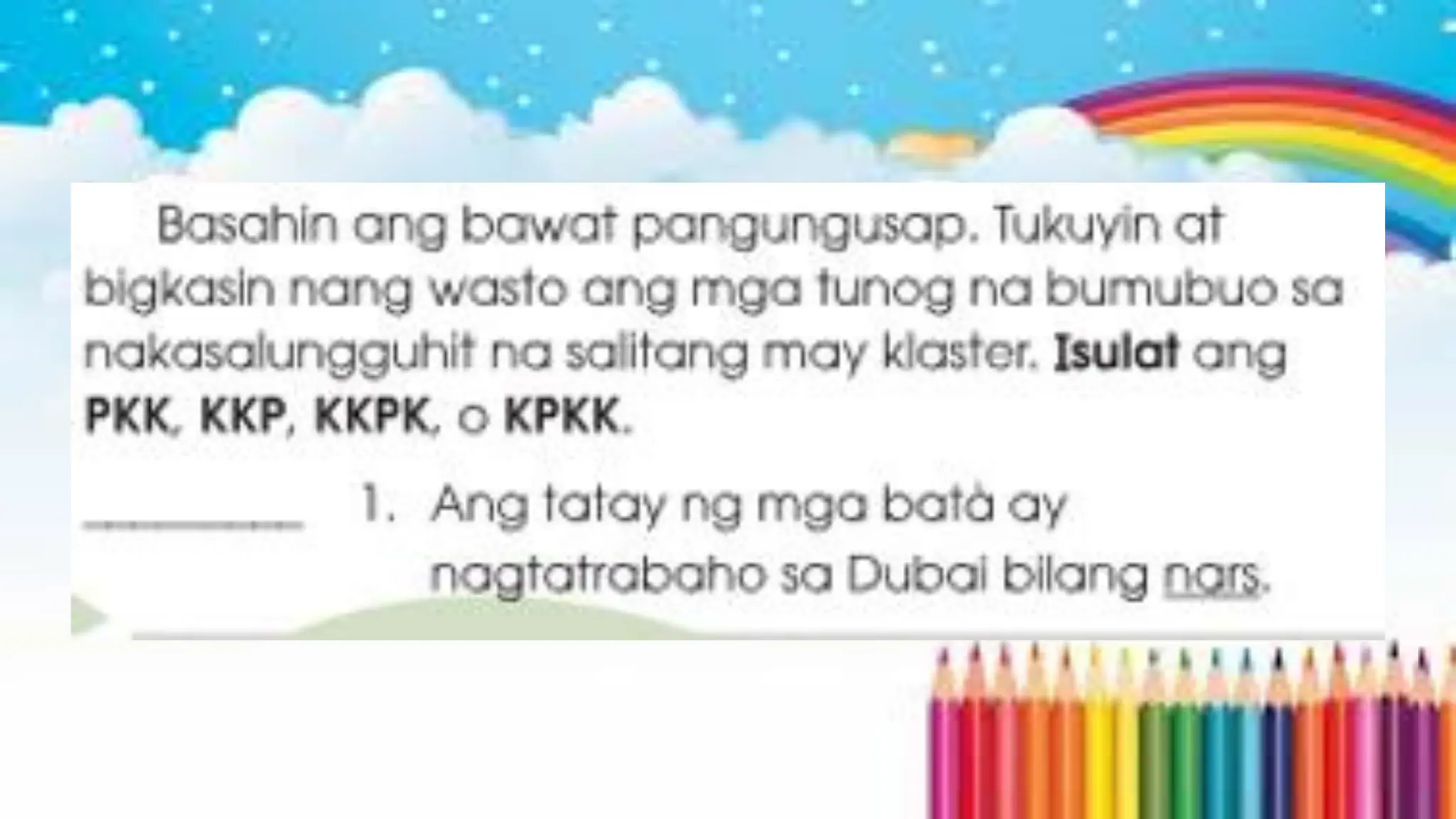 Filipino mga uri n pangalan at halimbawa | PDF