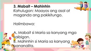 FILIPINO 3 Pangngalan, Payak at Tambalang Panungusap | PPTX