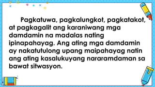 pagsipi o pagkopya ng isang talata grade3 | PPTX