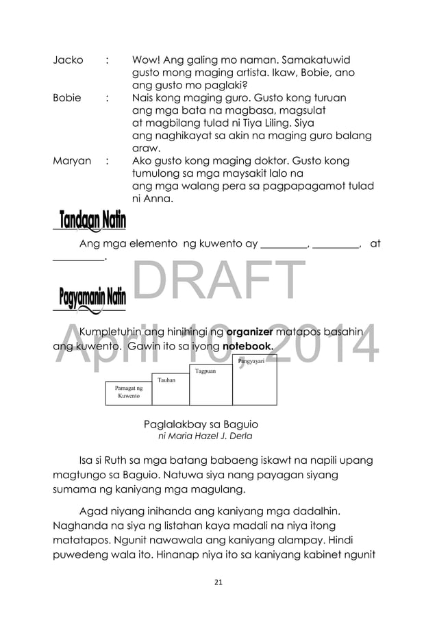 Grade 3 Filipino Learners Module | PDF