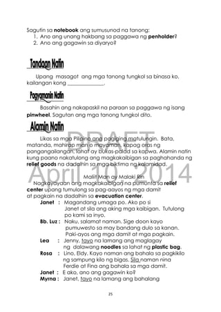 Grade 3 Filipino Learners Module | PDF