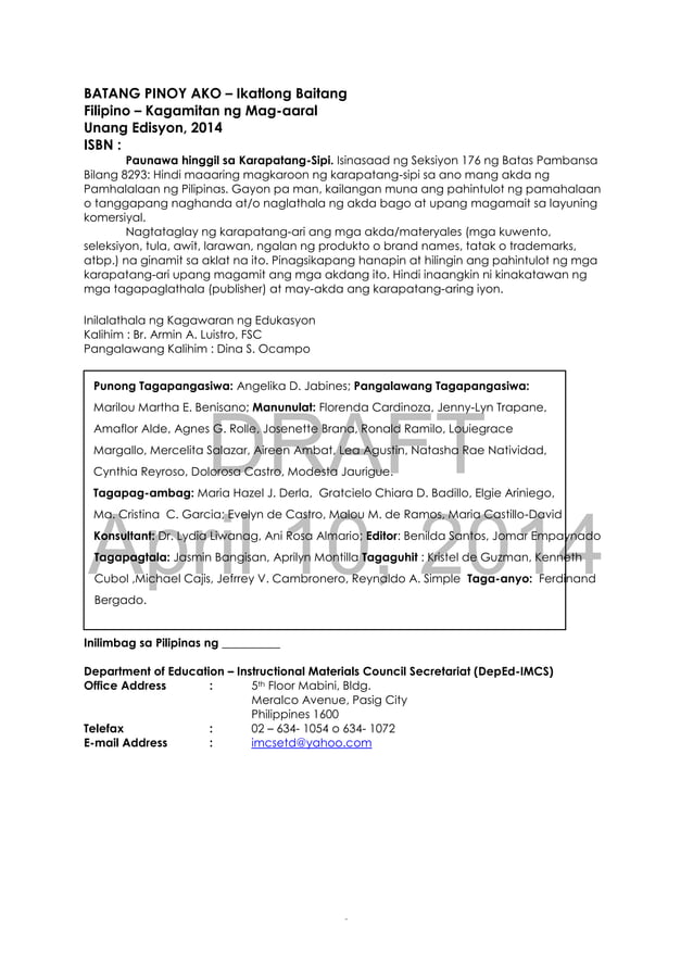 Grade 3 Filipino Learners Module | PDF