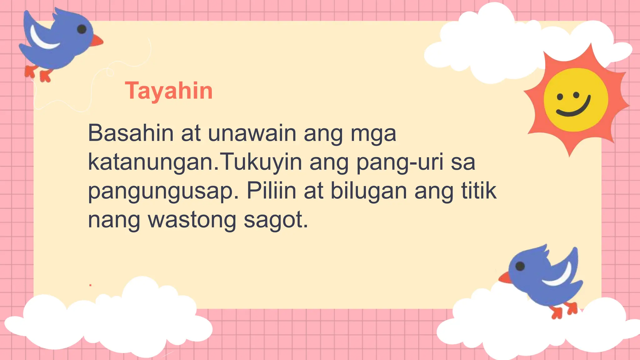 Filipino 3 Pang uri Code: F3WG-IIcd4.pptx