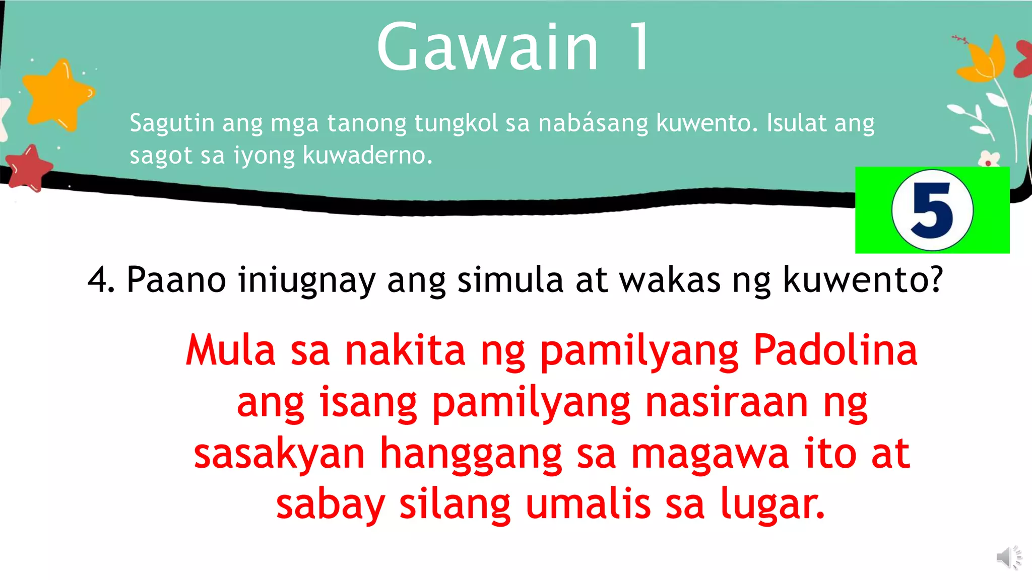 FILIPINO 3 QUARTER 2 WEEK 3 Pagbibigay ng Wakas sa Binásang Kuwento.pptx