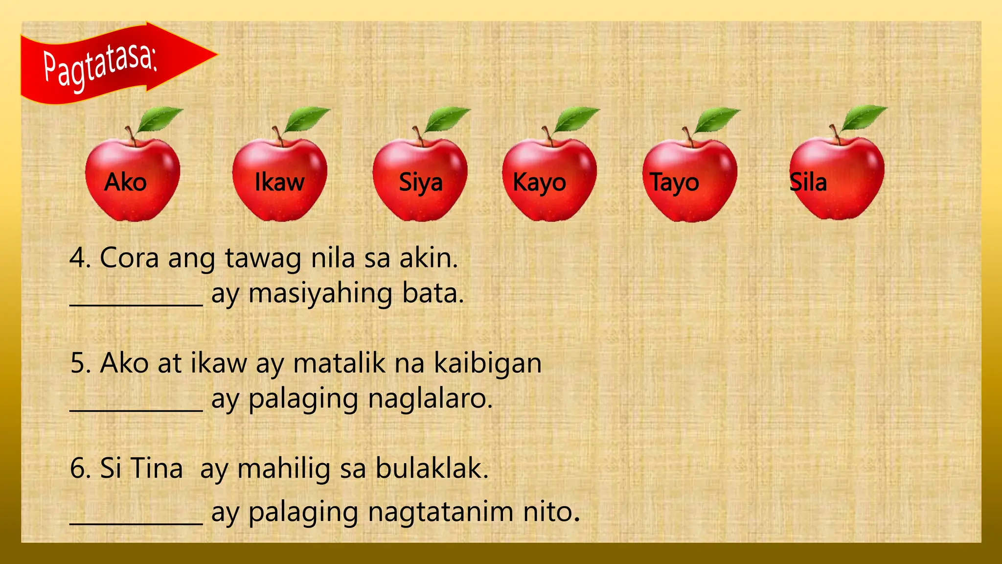 Filipino 2 - Salitang pamalit sa ngalan ng Tao | PPTX