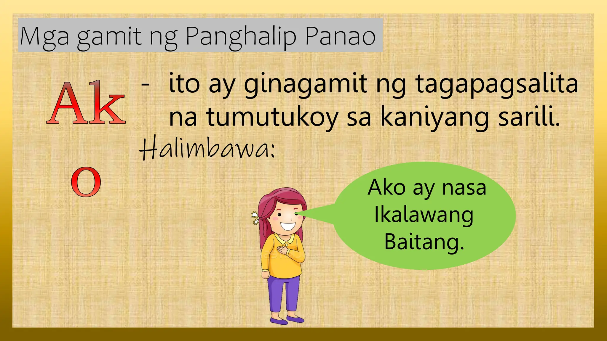 Filipino 2 - Salitang pamalit sa ngalan ng Tao | PPTX