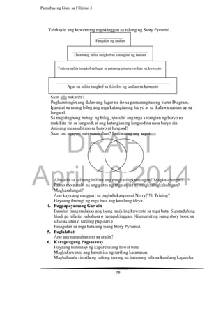 Grade 3 Filipino Teachers Guide | PDF