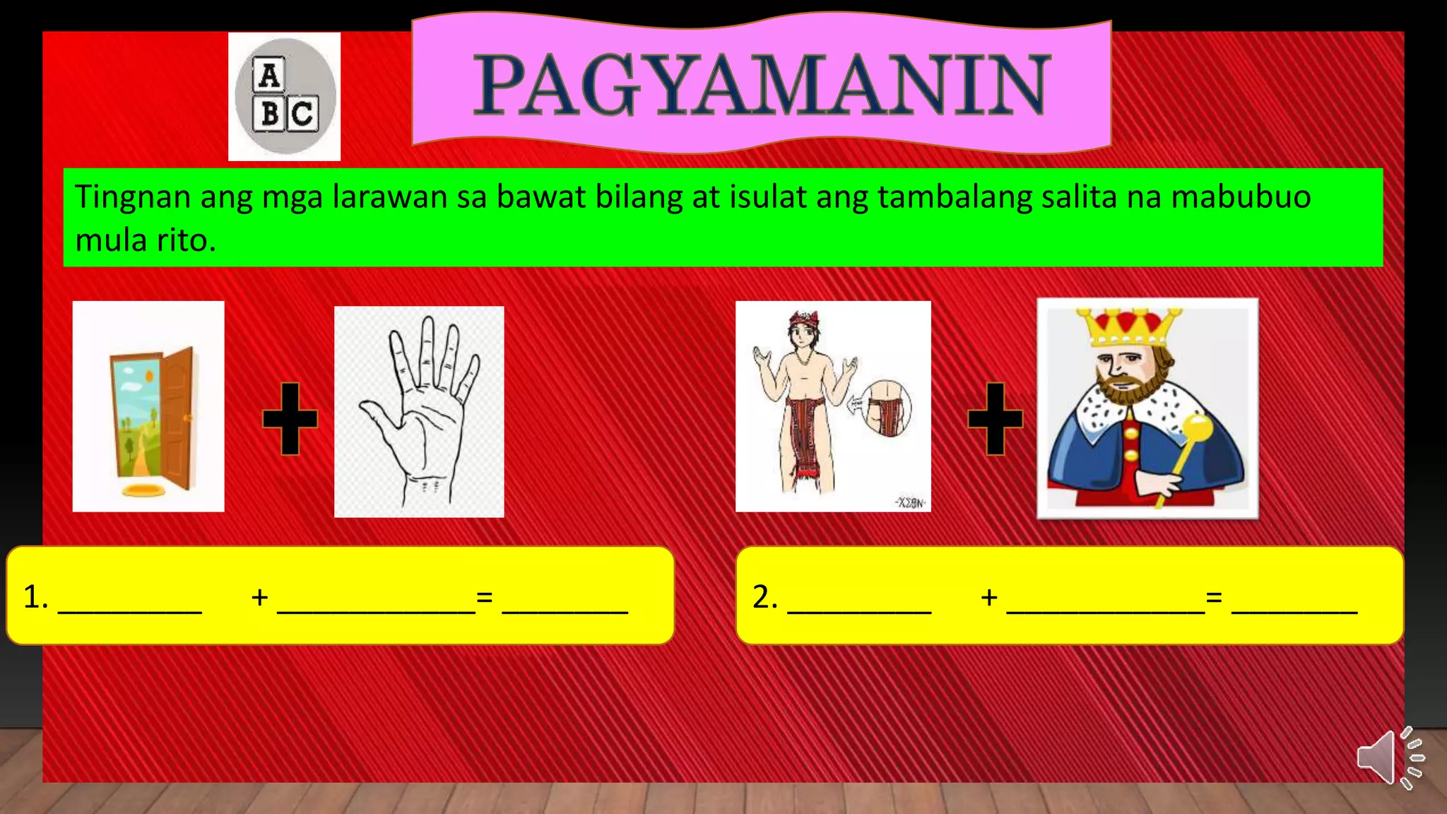 Filipino 3 Yunit III Aralin 1 Pagtukoy ng Tambalang Salita | PPTX