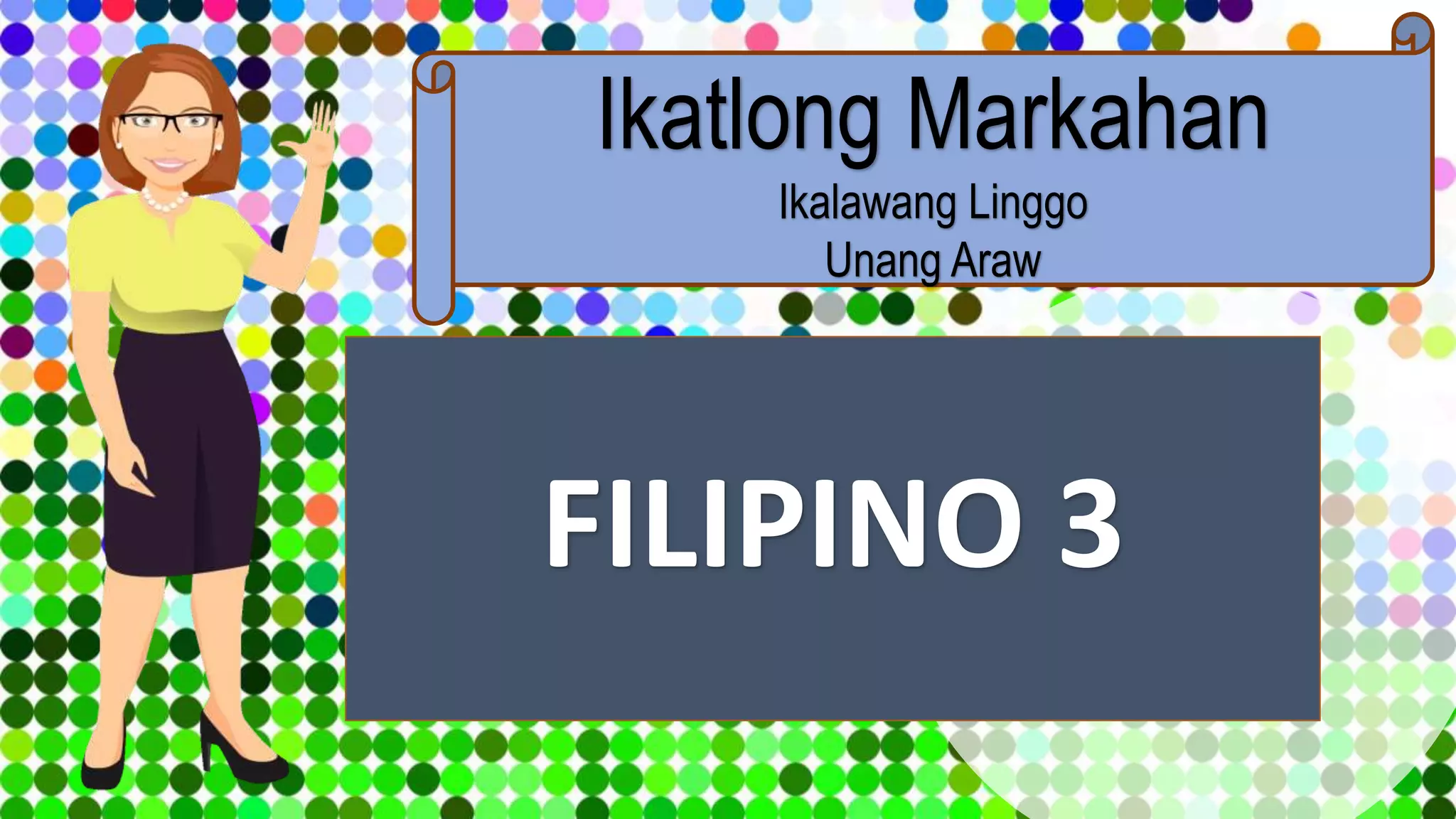 Filipino 3 Yunit III Aralin 2 Pagsasabi ng Sariling Ideya tungkol sa ...